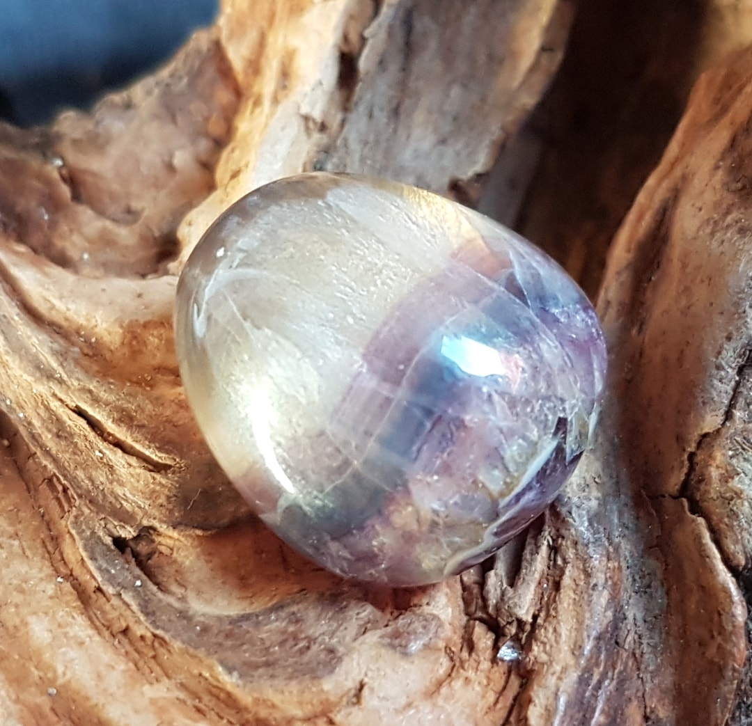 Fluorite, Purple, Tumbled Stone, Protective Stone, Gemstones, Waldorf ...