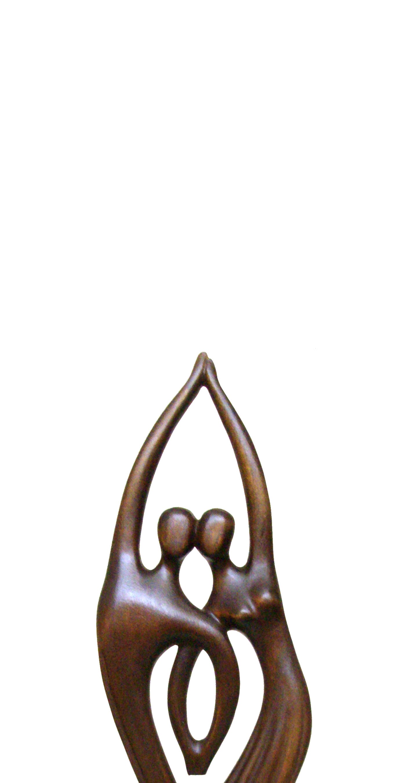 Modern Wood Statue unity Boho Home Decor Wood - Etsy