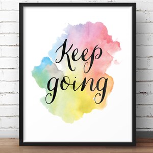 Workout Motivation, Keep Going, Motivational Poster, Office Decor ...