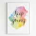 Workout Motivation, Keep Going, Motivational Poster, Office Decor ...
