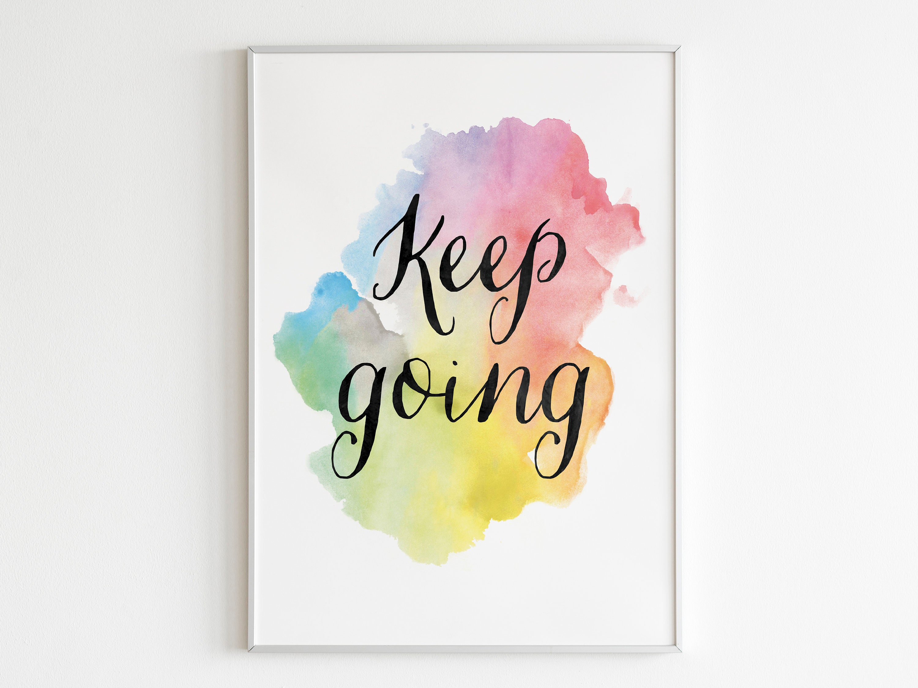 Workout Motivation, Keep Going, Motivational Poster, Office Decor ...
