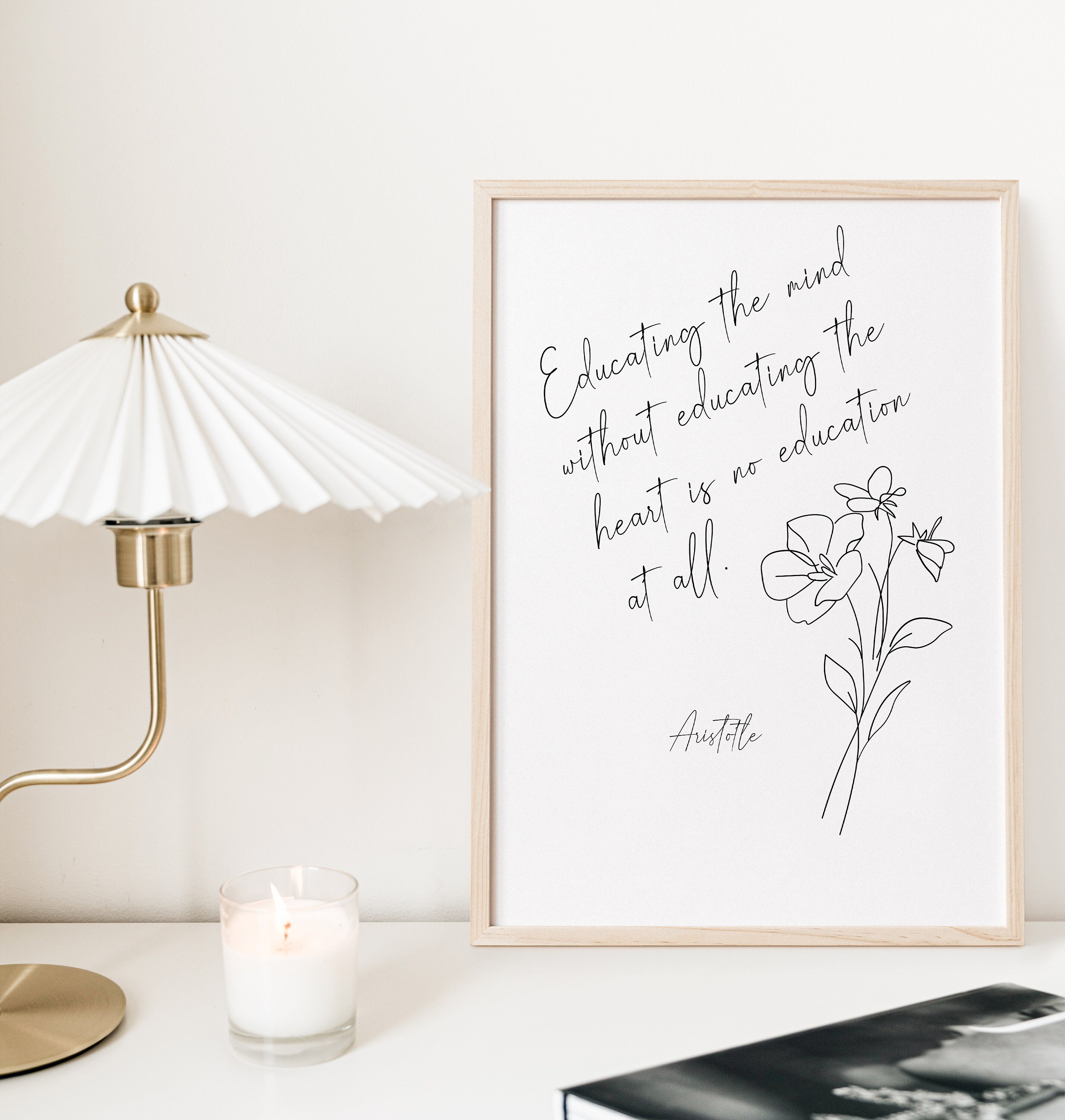 Aristotle Quote Poster Education Poster Classroom Decor Philosophy ...