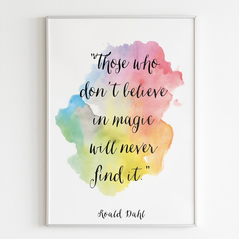 Roald Dahl Poster - Etsy