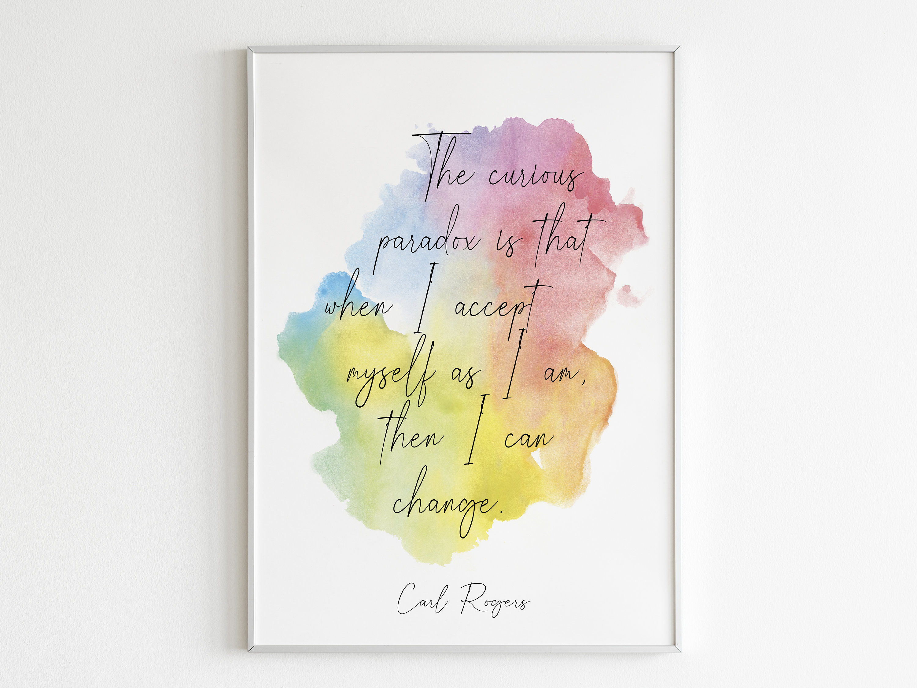 Carl Rogers Quote I Am Not What Happened to Me Accept - Etsy