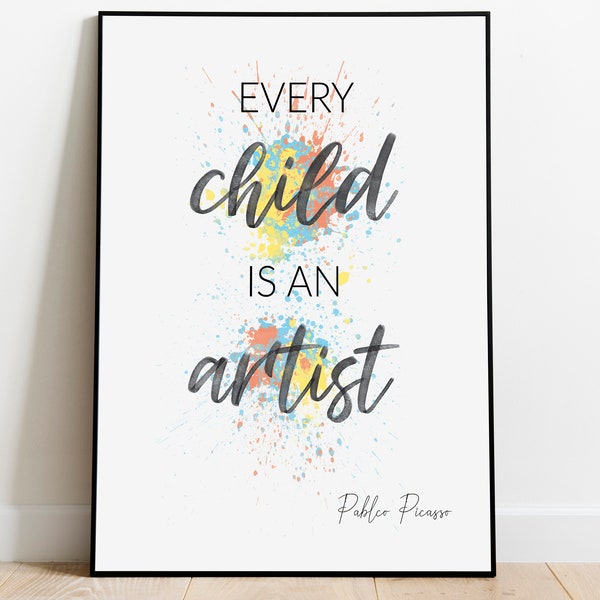 Child is an Artist - Etsy