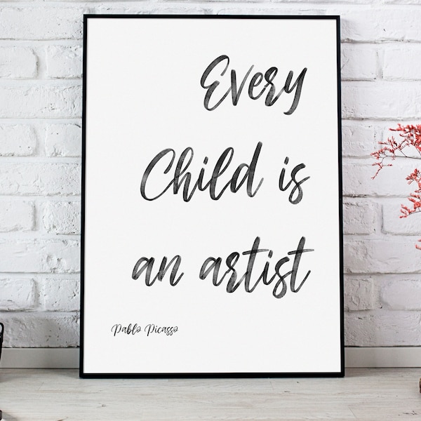 Every Child is an Artist - Etsy