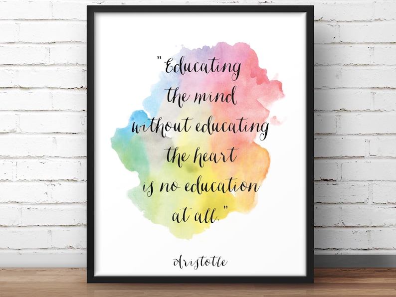 Aristotle Quote Poster Education Poster Classroom Decor Philosophy ...