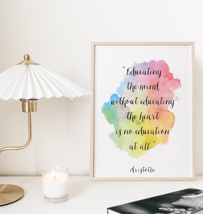 Aristotle Quote Poster Education Poster Classroom Decor Philosophy ...