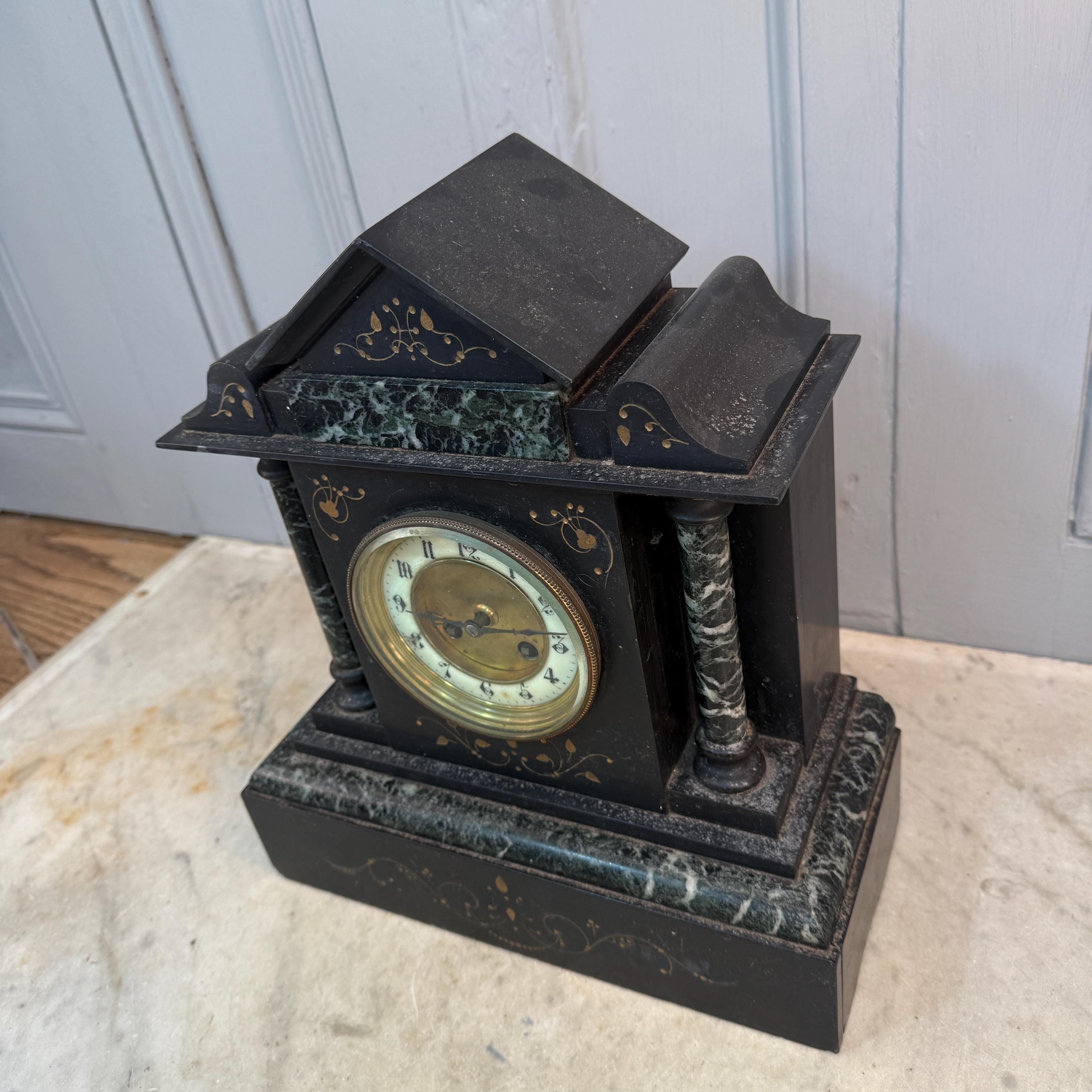 Antique Victorian Slate Mantel Clock - Collection Only From London SE4 ...