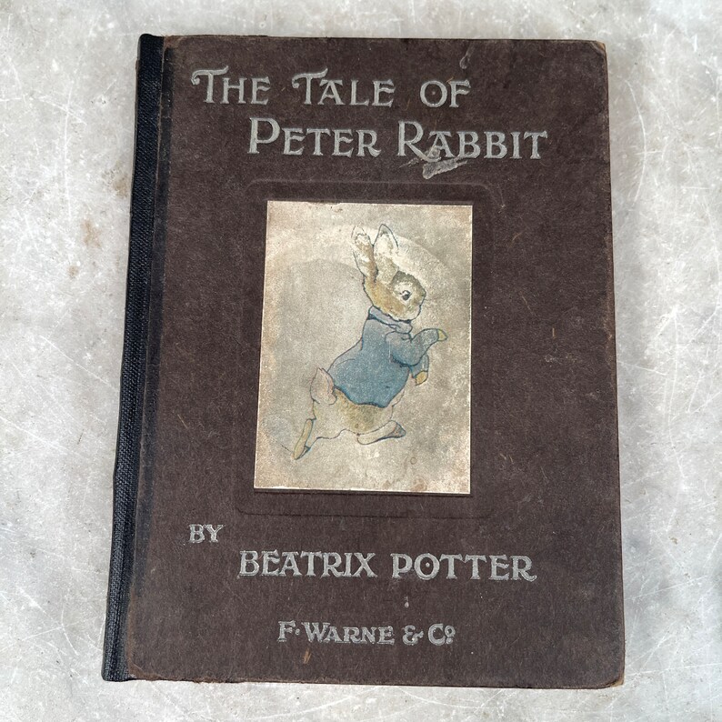 Antique Beatrix Potter Book the Tale of Peter Rabbit - Etsy