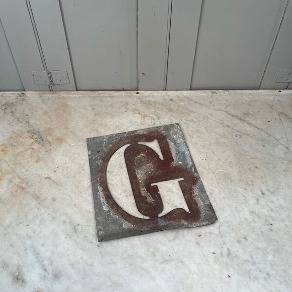 Metal Letter G - Etsy