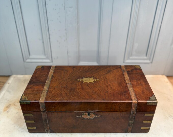 Large Antique Victorian Writing Box and Slope - Tatty - Etsy