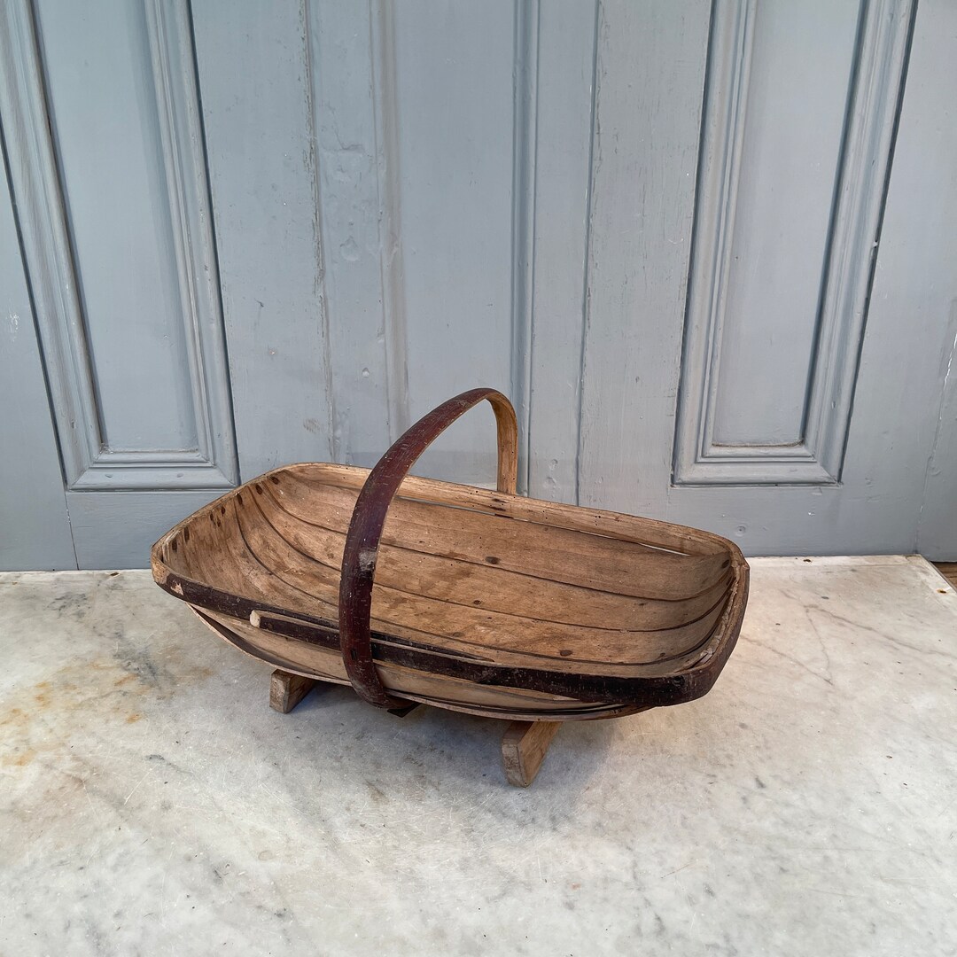 Antique English Wooden Garden Trug Display Only no 2 - Etsy