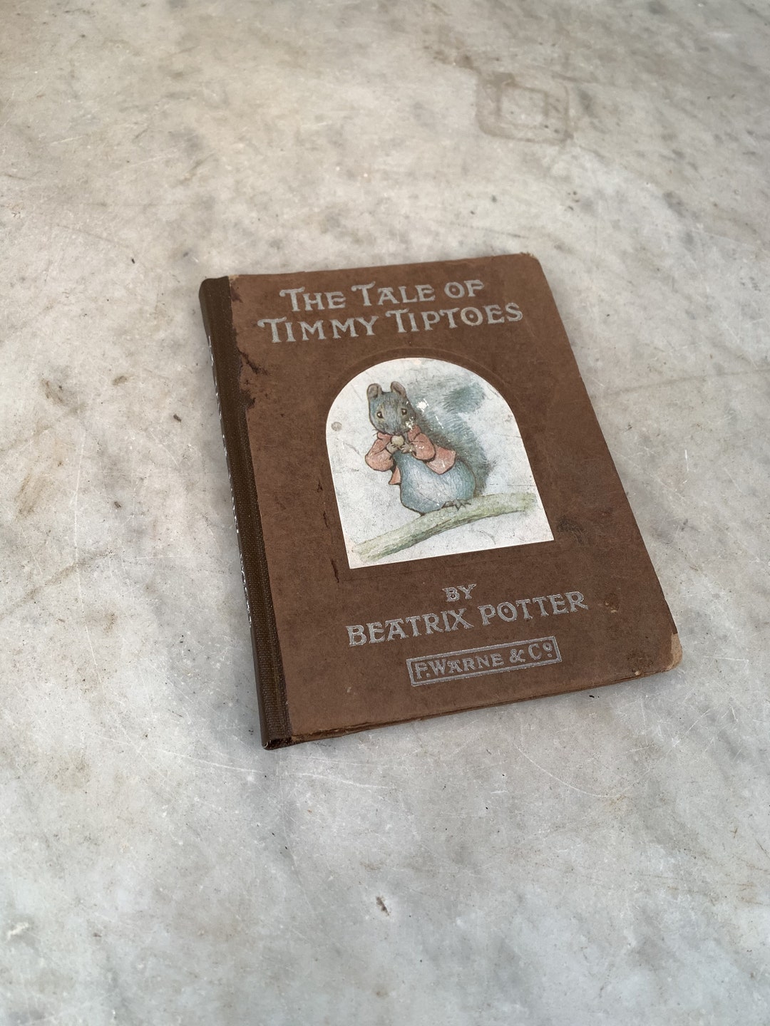 Antique Beatrix Potter Book the Tale of Timmy Tiptoes Genuine First 1st ...
