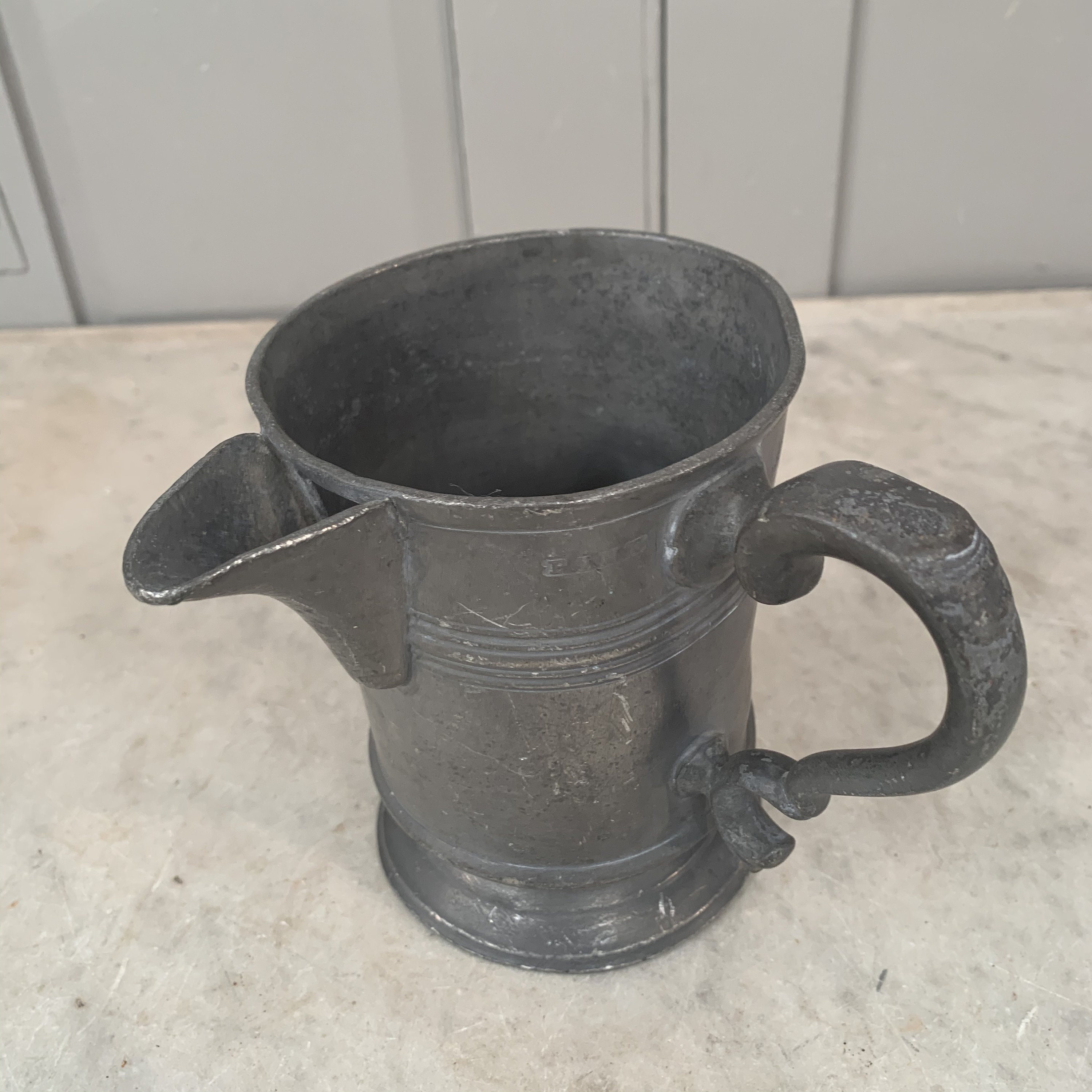 Antique English Pewter Pint Pouring Jug Tankard With Spout - Etsy UK