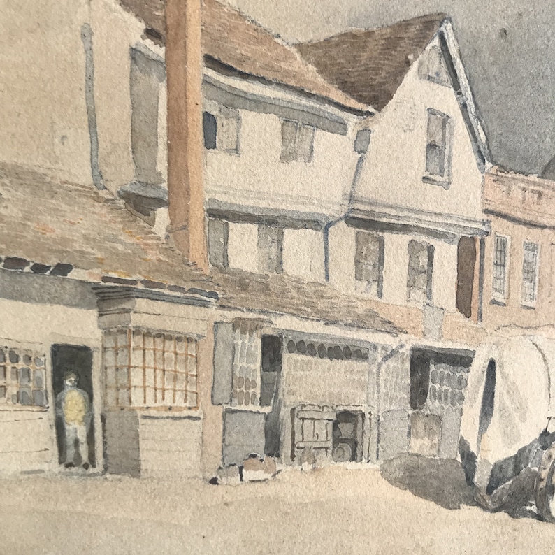 Antique Watercolour Painting by JS Cotman - Etsy UK