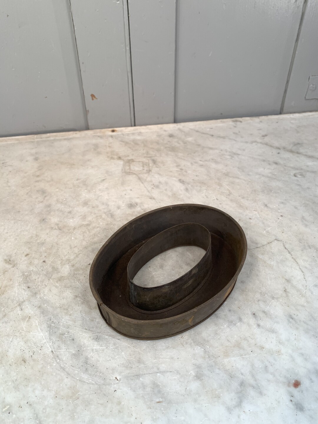 Antique Edwardian Toleware Metal Tin Pudding Ring Mould - Etsy