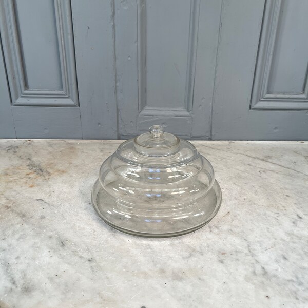 Antique Glass Jar - Etsy