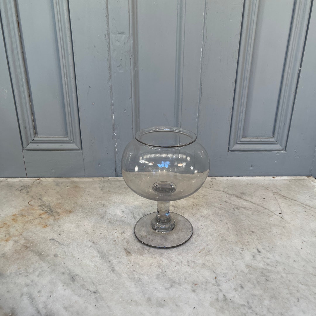 Antique French Glass Leech Jar - Etsy