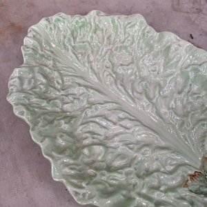 Antique Carlton Ware Green Ceramic Lettuce Leaf Dish Platter - Etsy UK