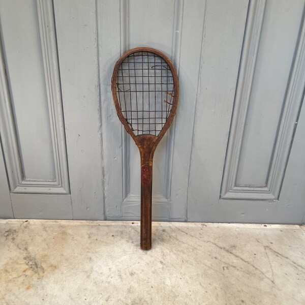 Wooden Tennis Racket - Etsy