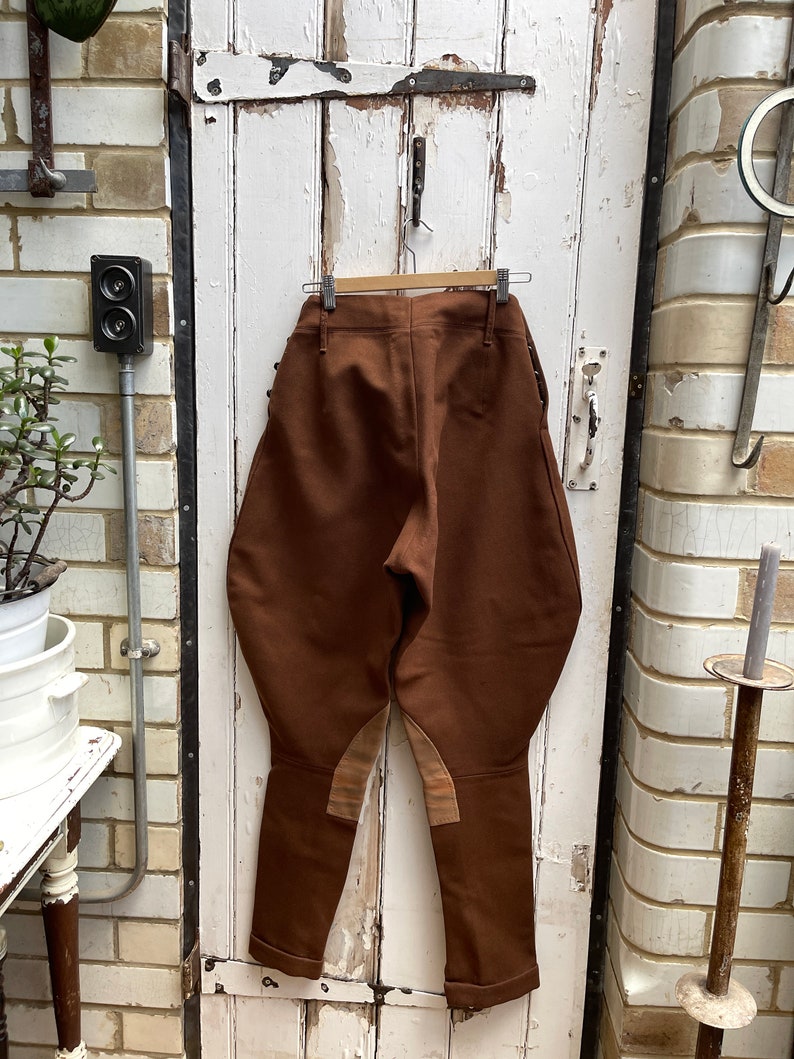 Antique Brown Wool Riding Breeches Jodhpurs Size S - Etsy