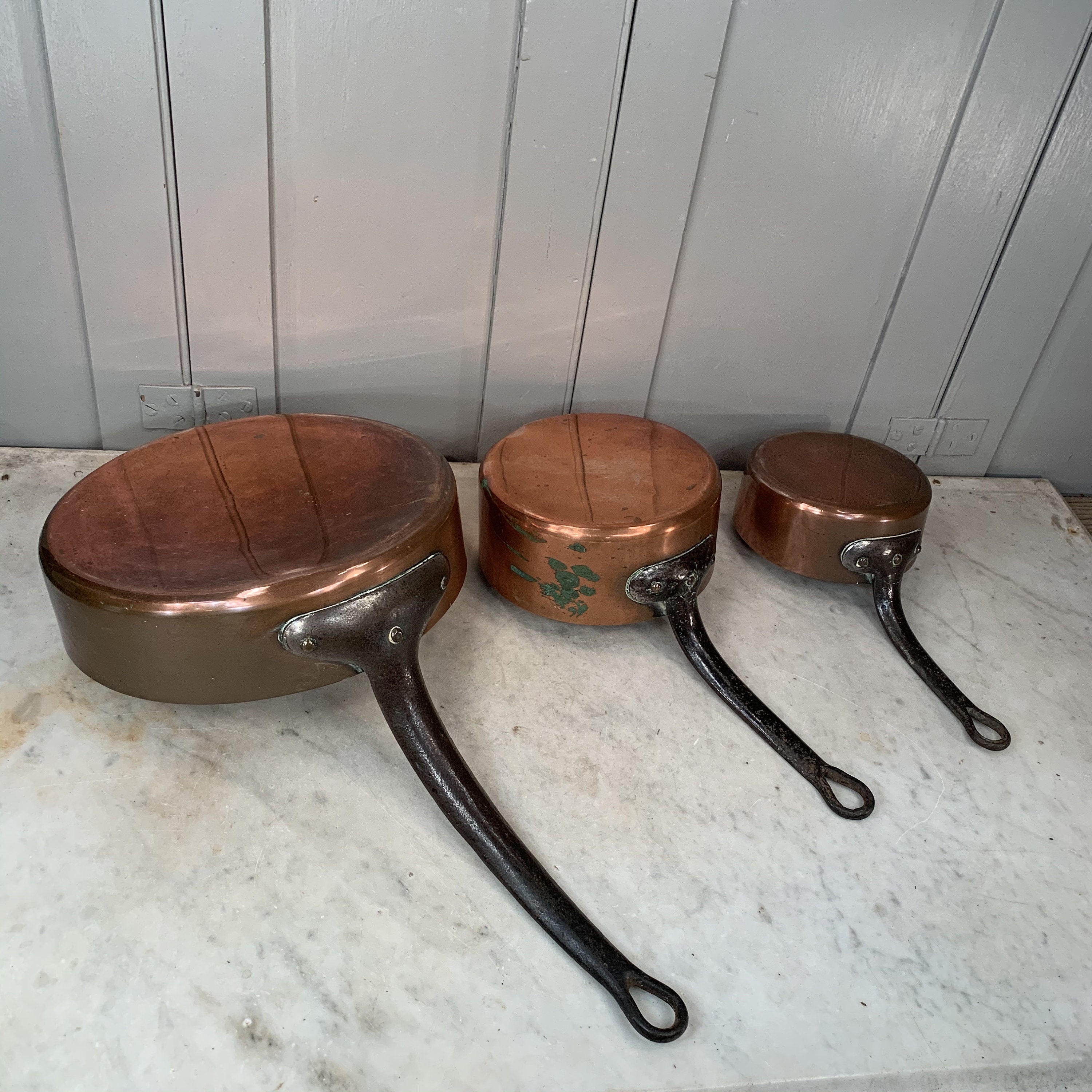 Home & Living Cookware Antique French Copper Pots etna.com.pe
