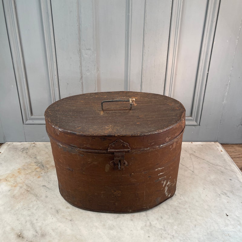 Victorian Hat Box - Etsy