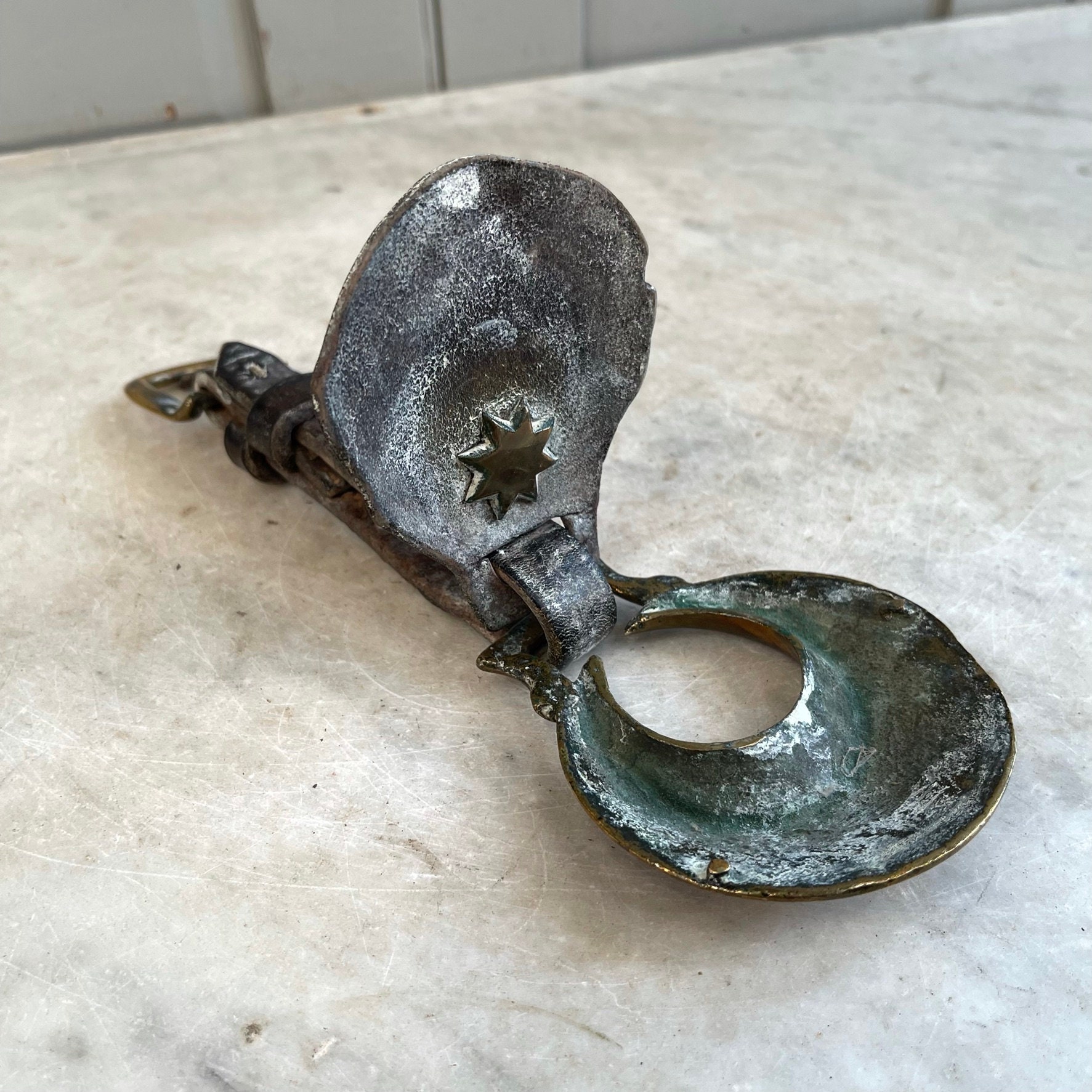 Antique Victorian Shire Horse Brass on Leather Strap - Etsy