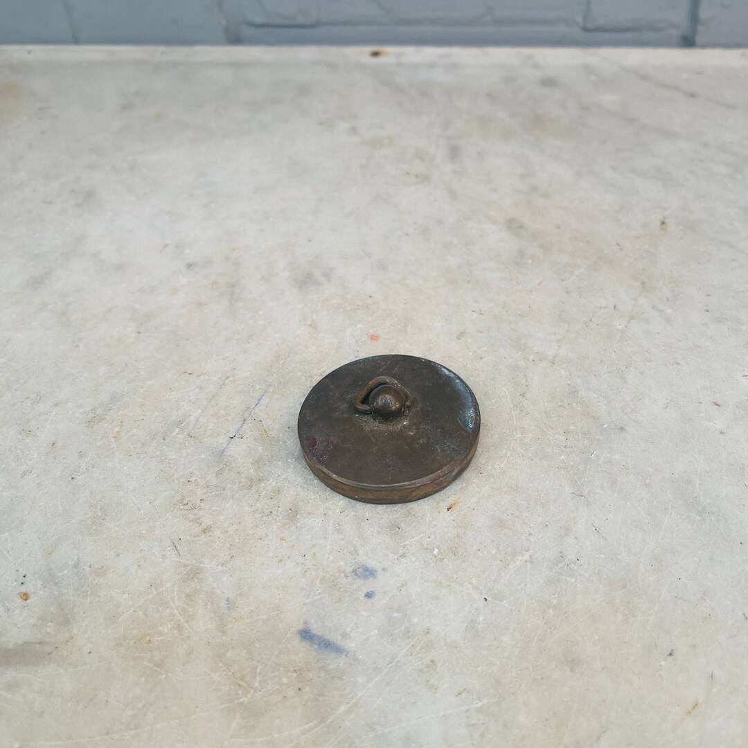 Large Antique Victorian Brass Sink Plug - Etsy