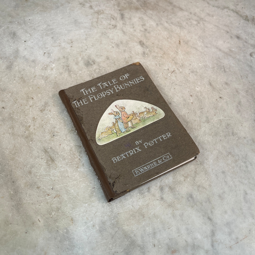 Antique Beatrix Potter Book the Tale of the Flopsy Bunnies Genuine ...