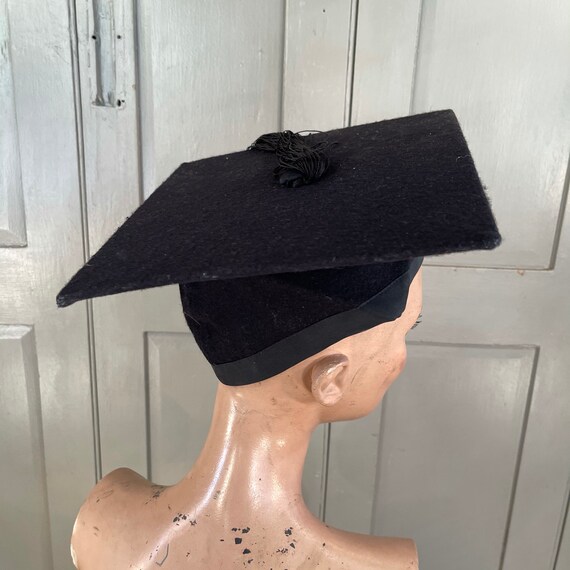 Antique vintage University mortar board hat by Ede & … - Gem