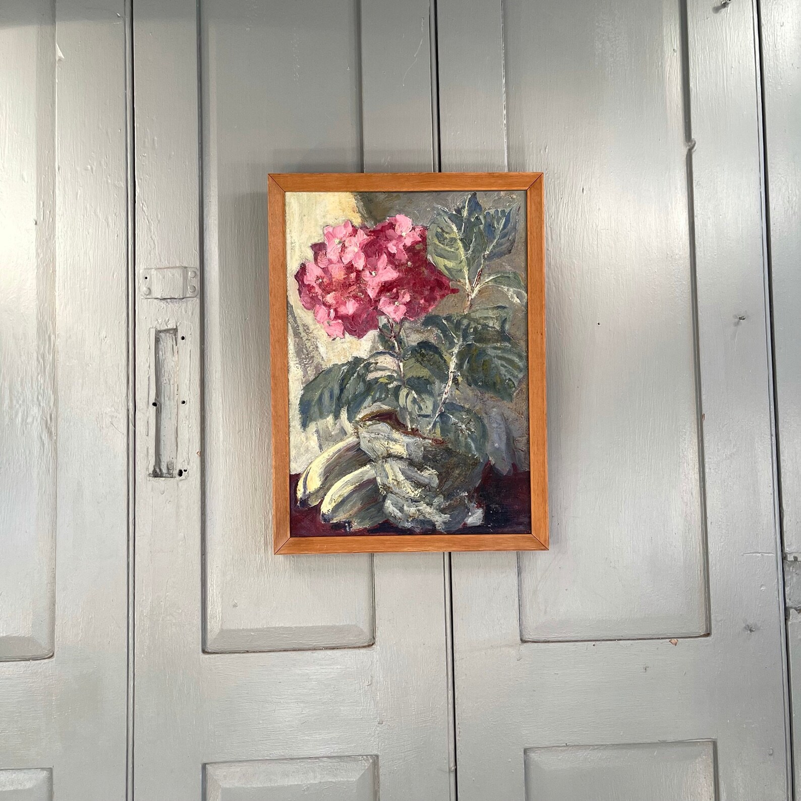 Antique post Impressionist still life oil painting of flower | Etsy