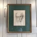 Original Vintage Pencil Drawing Self Portrait of Peter Wardle - Etsy