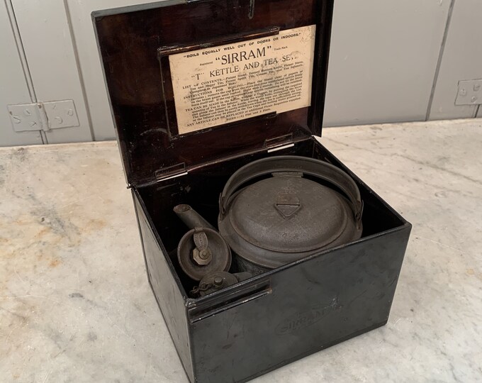 Antique WW1 Sirram Kettle and Tea Set - Etsy