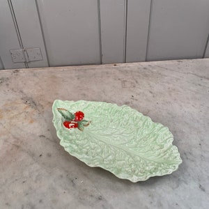 Antique Carlton Ware Green Ceramic Lettuce Leaf Dish Platter - Etsy UK