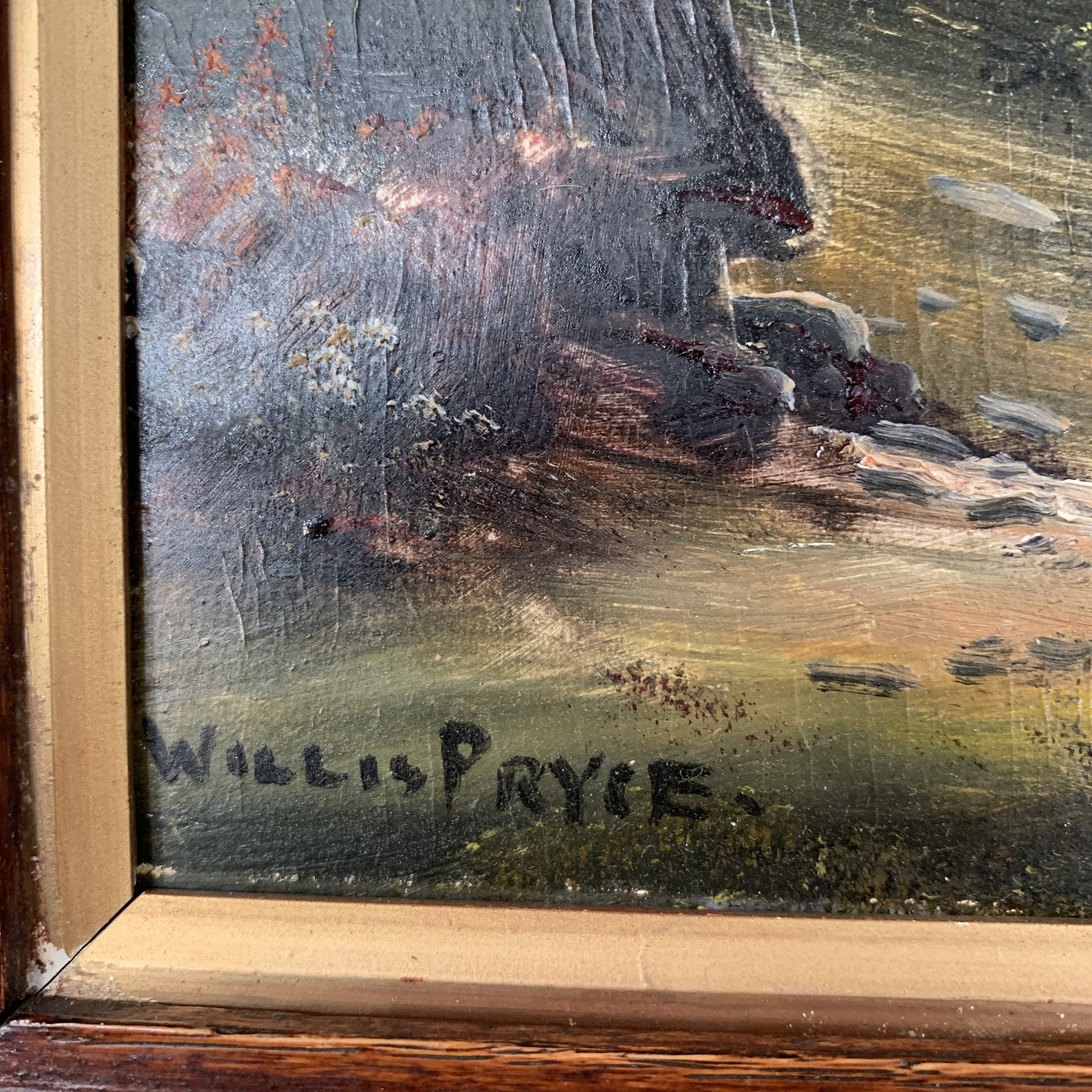 Antique River Landscape Oil Painting by G Willis-pryce | Etsy UK