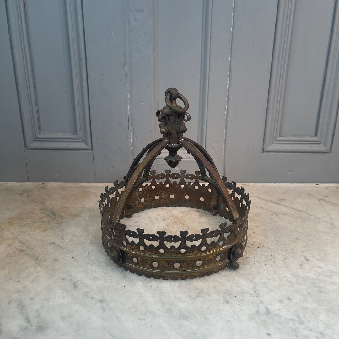 Antique French Solid Bronze Bed Canopy Ring - Etsy