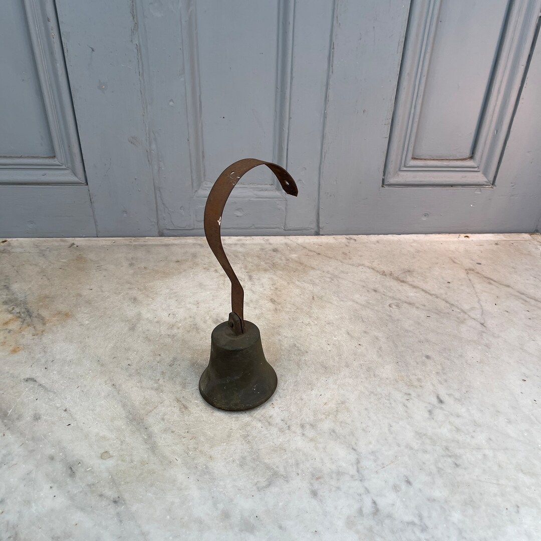 Antique Bronze Shop Bell - Etsy