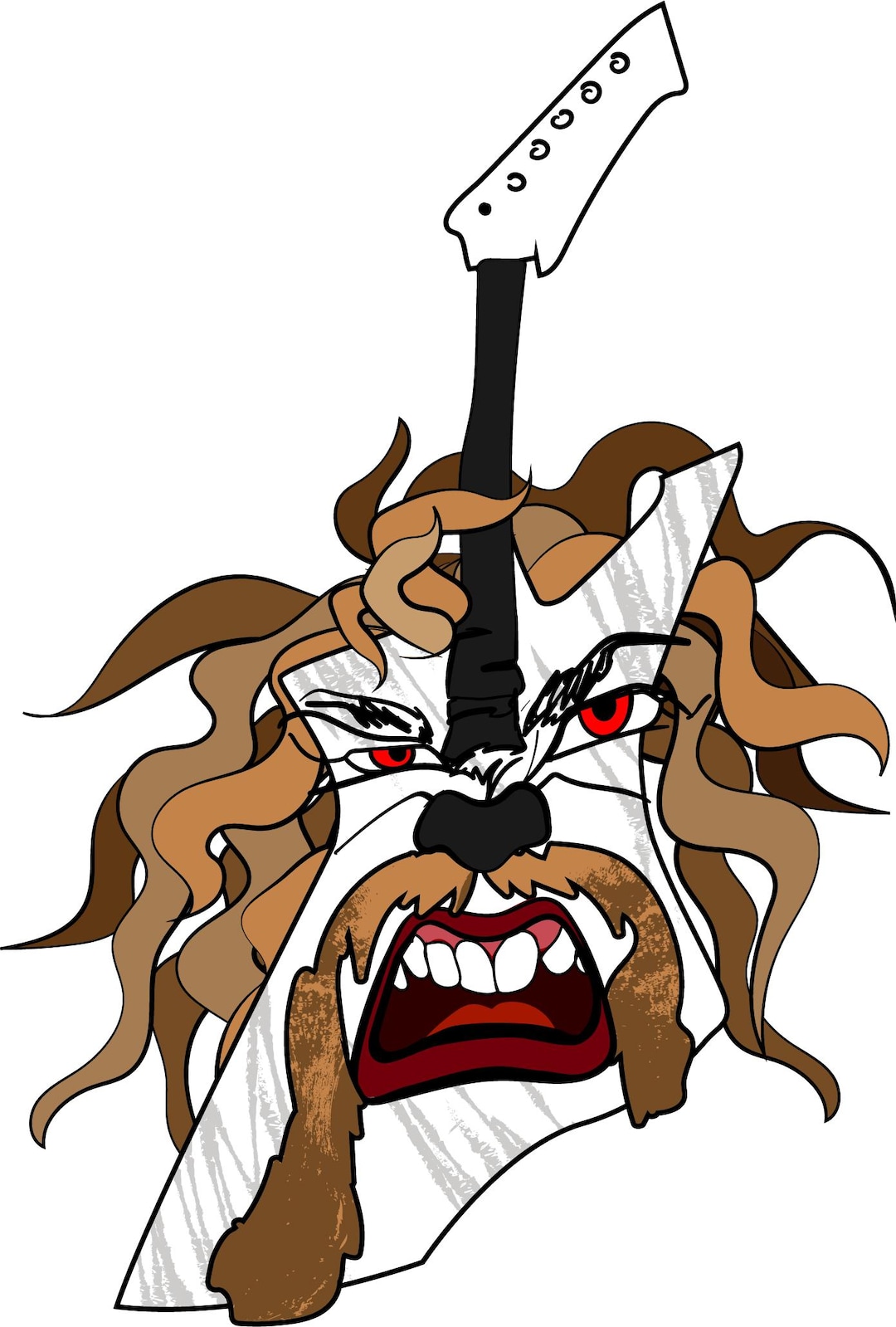 James Hetfield Sticker Metallica Fan Art Heavy Metal Merch Guitar ...