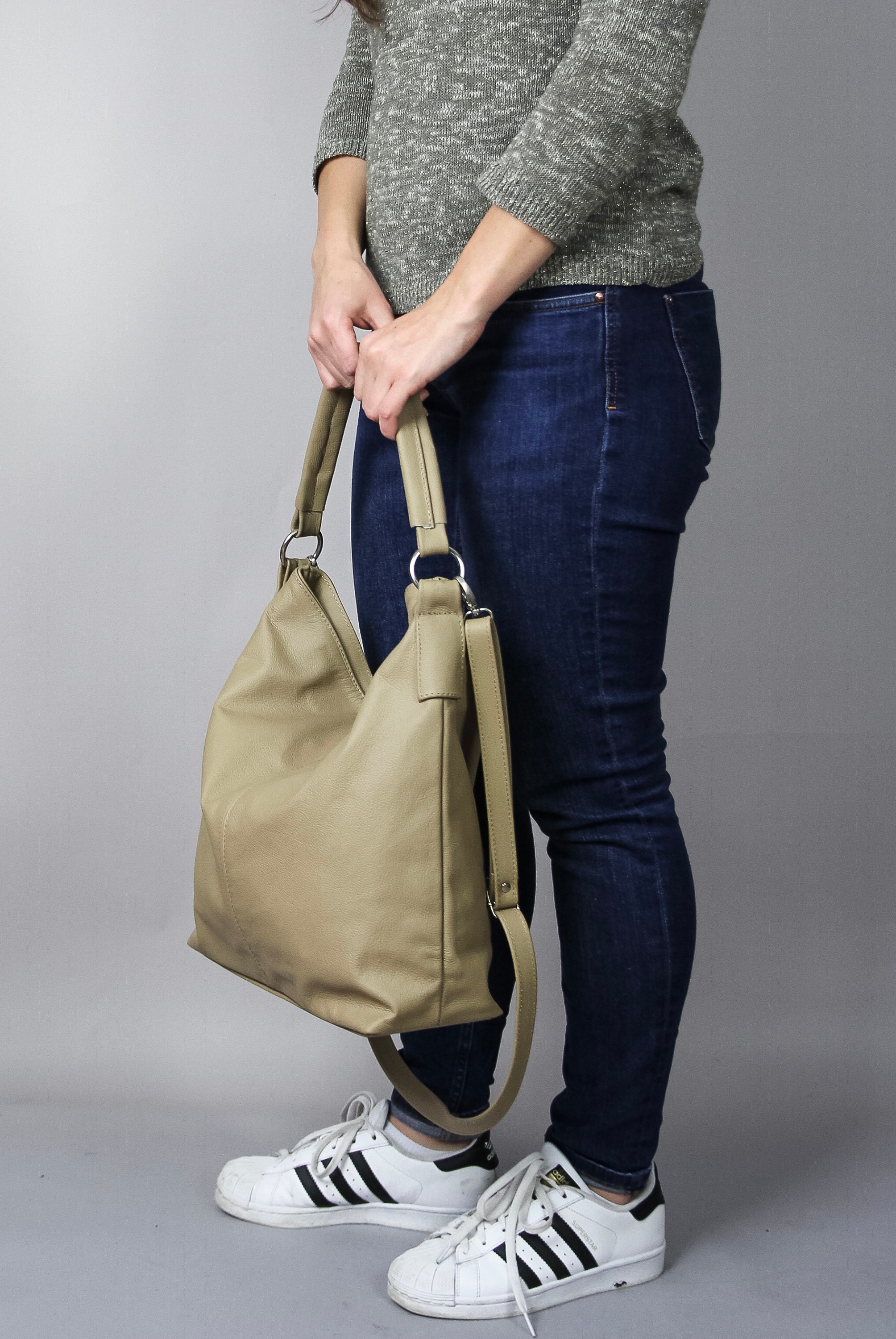 LEATHER Hobo BAG Everyday Shoulder Bag Crossbody Bag Laptop - Etsy