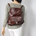 LEATHER BACKPACK PURSE Multi Way Rucksack Convertible Tote Bag - Etsy