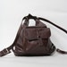 LEATHER BACKPACK PURSE Multi Way Rucksack Convertible Tote Bag ...