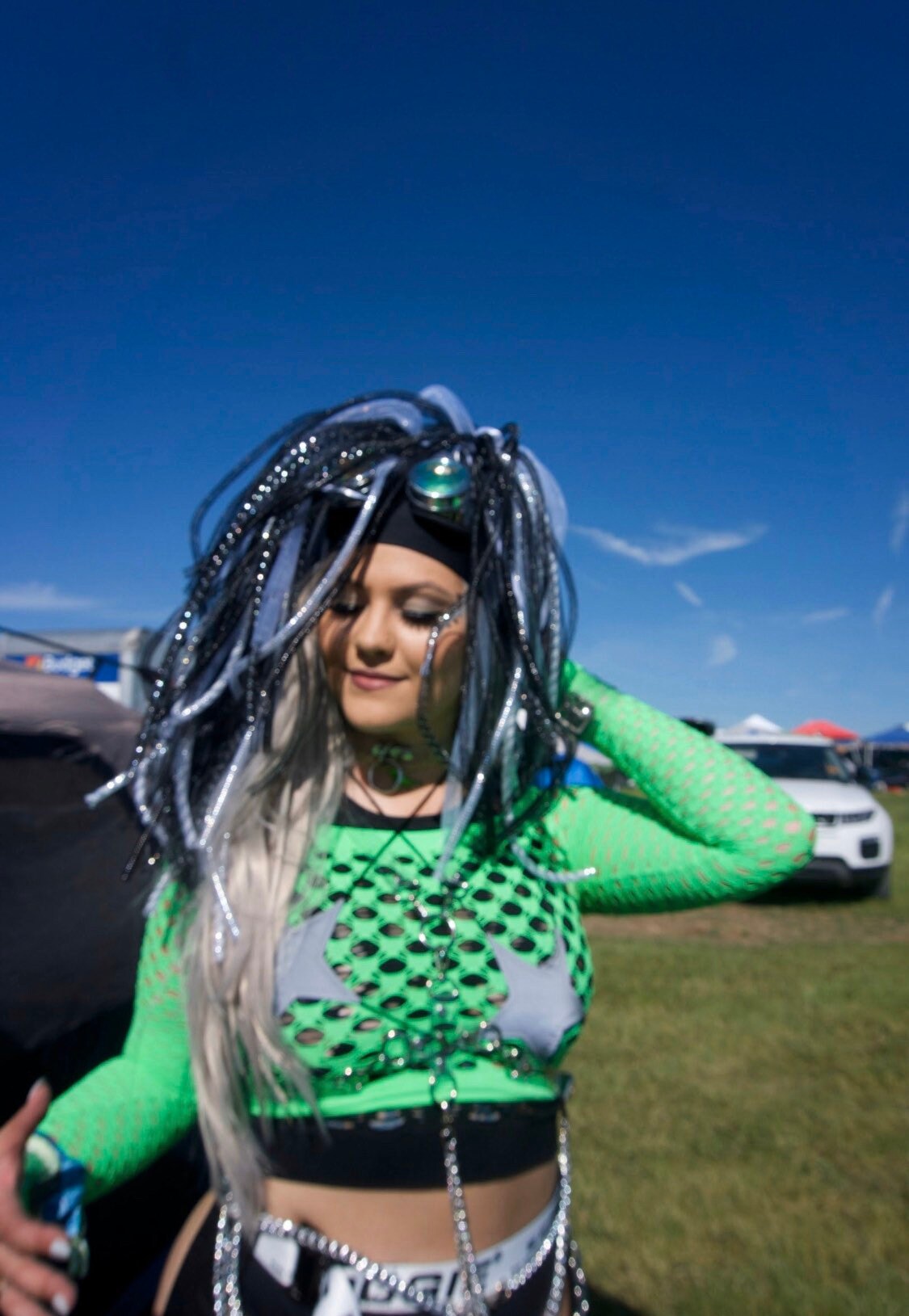 Cyberpunk Cyber Goth Tubular Crin Dread Falls Cyberlox - Etsy