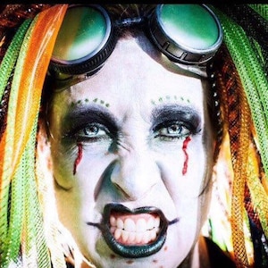 Cyberpunk Cyber Goth Tubular Crin Dread Falls Cyberlox - Etsy