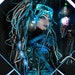 Cyberpunk Cyber Goth Tubular Crin Dread Falls Cyberlox - Etsy