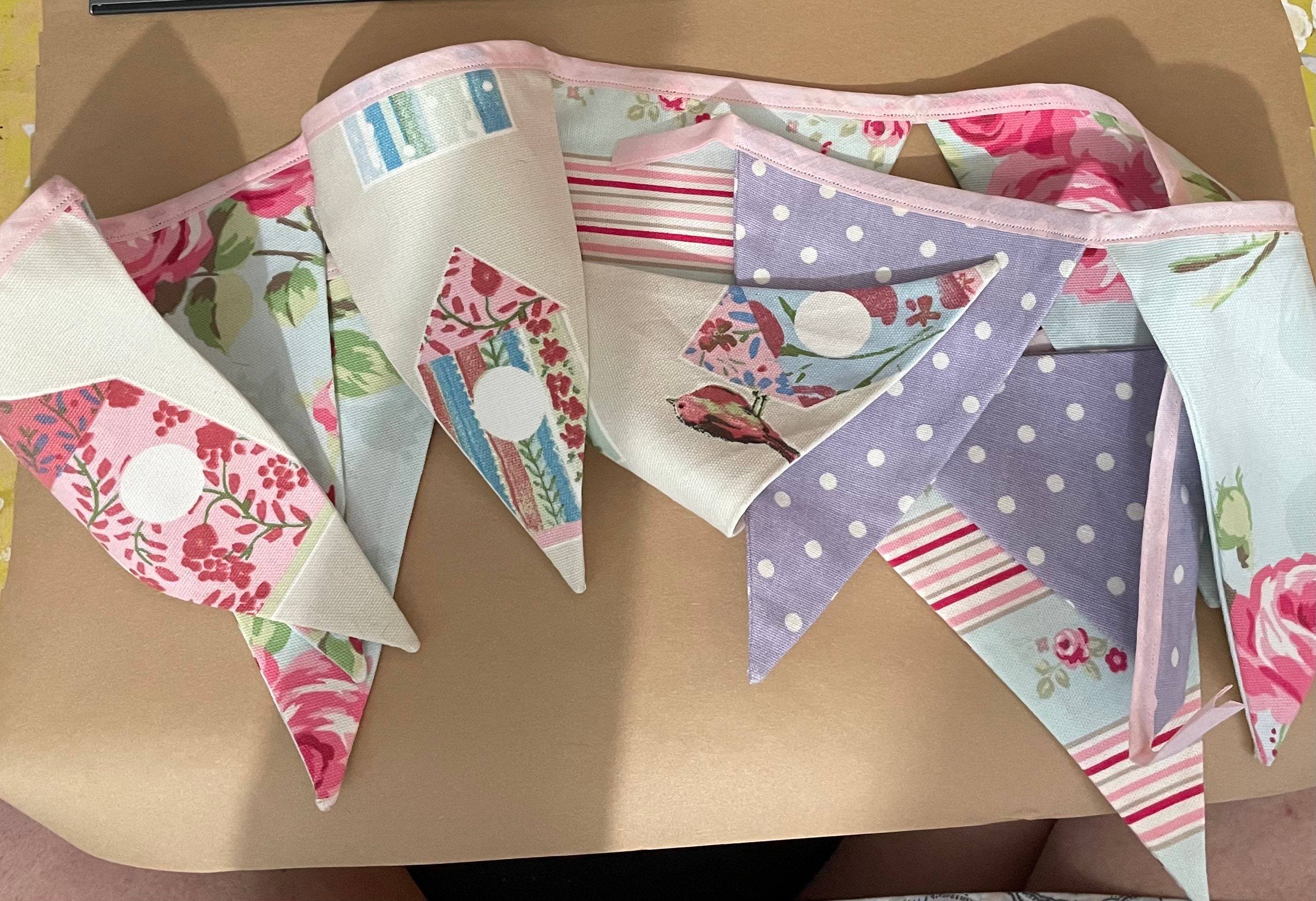 Floral and Mixed Pattern Bunting. - Etsy
