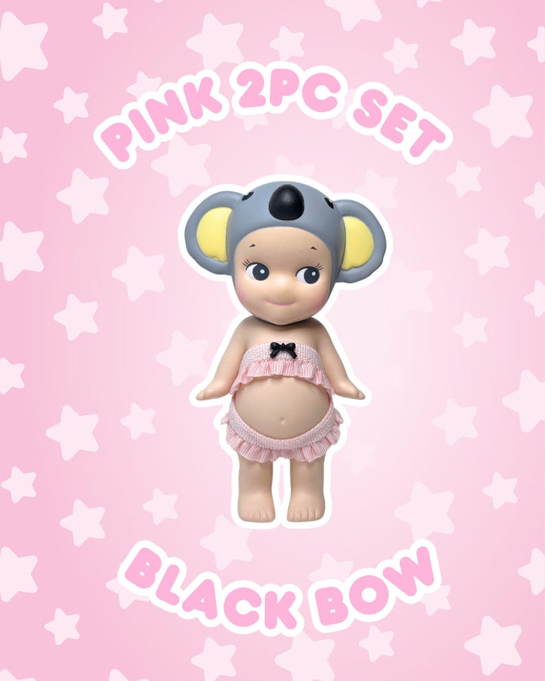 Sonny Angel Handmade Clothing Set 2pcs Bow Kawaii Cute - Etsy