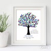 Personalized Teacher Gift, Takes a Hand Quote, Class Thumbprints Art ...