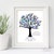 Personalized Teacher Gift, Takes a Hand Quote, Class Thumbprints Art ...